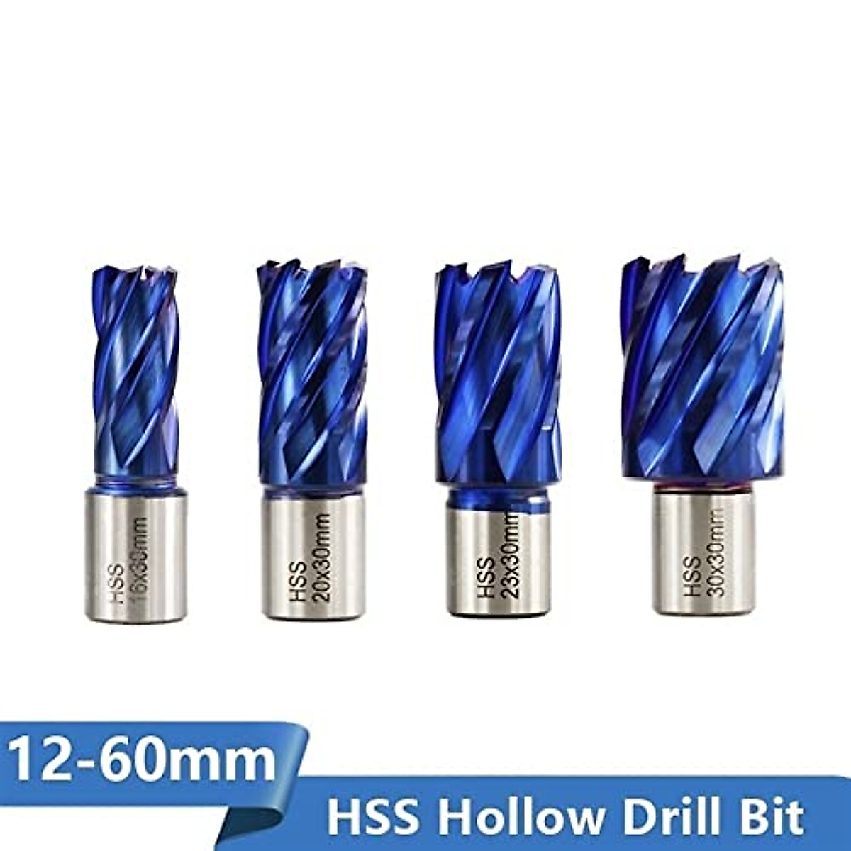 Drill Bit Annular Hole Saw with Weldon Shank Hollow Drill Bit for Magnetic Drill Metal Drilling Tool1 Pcs (Size : 14x35mm)