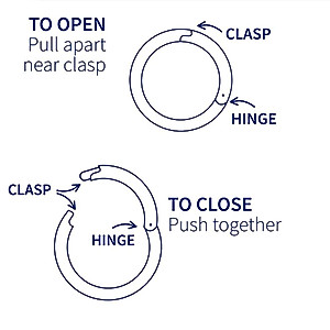 16 Gauge - 12MM Diameter Rose Gold Anodized Surgical Steel 5 Crystal Stones Paved Hinged Segment Nose Ring Septum Piercing