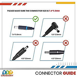 Dell 240W AC Adapter for Alienware Laptop Charger 240W Dell 180W Power Supply Adapter for Dell G3 G5 G7 G15 240W Charger Alienware M15 M17 M17x x51 Dell Alienware 17 15 13 R1 R2 R3 R4 R5 Charging Cord