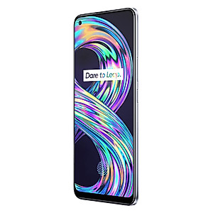 realme 8 Dual-SIM 128GB ROM + 8GB RAM (GSM only | No CDMA) Factory Unlocked 4G/LTE Smartphone (Cyber Silver) - International Version
