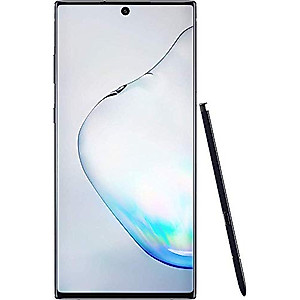 Samsung Galaxy Note 10 Plus (SM-N975F) Single SIM, 256GB, 6.8", 12GB RAM, GSM, Factory Unlocked LTE Smartphone, International Version - Aura Black