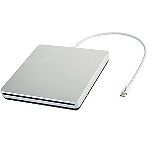 VikTck External CD DVD Drive USB C Ultra Slim Portable CD DVD RW/ROM Burner Writer Player Superdrive for MacBook Pro Air iMac Laptop Mac os Windows 10