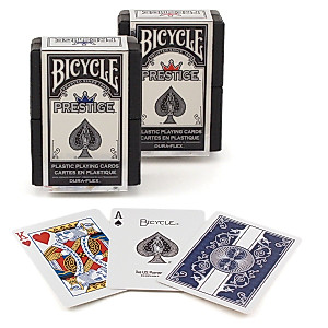 Bicycle Prestige Plastic Playing Cards (Pack of 2)