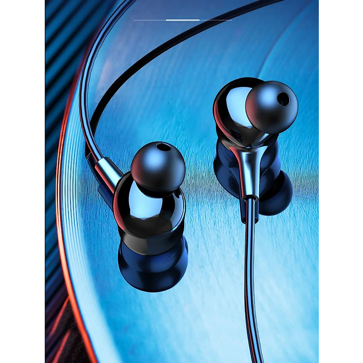 Wireless Headphones Replacement for Fire Tablet HD 8 HD 10,Compatible with LG V35 ThinQ, Compatible with Kindle eReaders, Compatible with Moto Z3 Earphone Mic Sound Music Earbuds