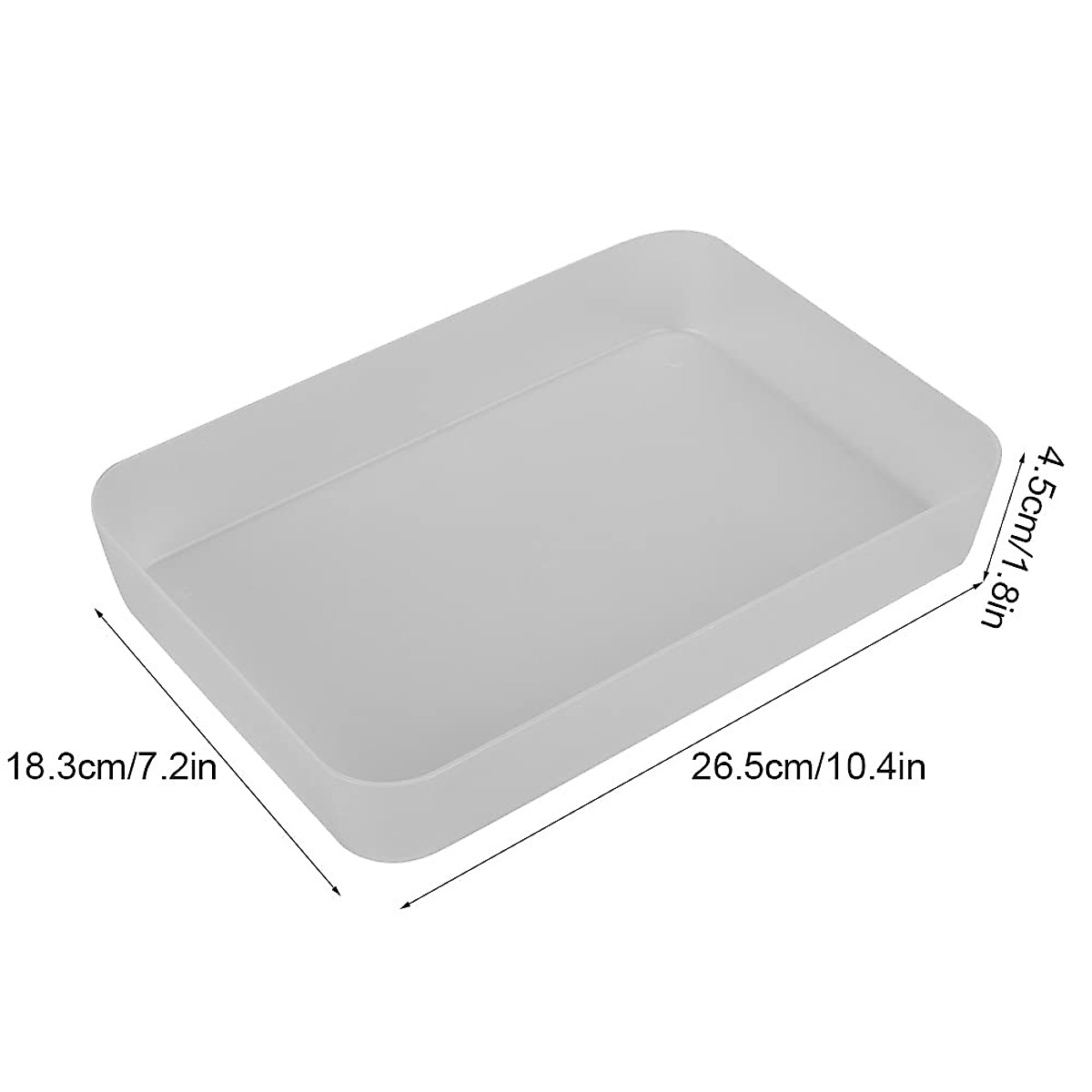 MOUMOUTEN Silverware Drawer Organizer Cutlery Tray, Drawer Organizer for Cutlery Chopsticks Spoon Folk Scoop in Kitchen Bedroom Living Room