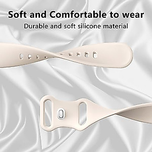 12 Pack Silicone Band Compatible with Apple Watch Band 40mm 41mm 38mm 42mm 44mm 45mm 49mm for Women Men, Soft Waterproof Wristbands Sport Strap for iWatch Series 9 SE 8 7 6 5 4 3 2 1 Ultra/Ultra 2