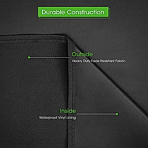 Mightify 36 Inch Grill Griddle Cover, Flat Top Cooking Station Grill Cover with Taped Seams, All Weather Protection, Outdoor BBQ 4 Burner Gas Grill Cover Compatible for Blackstone, Camp Chef and More