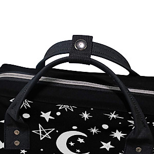 Diaper Bag Backpack, Moon And Stars Multifunction Travel Back Pack Maternity Baby Changing Bags, Large Capacity, Durable and Stylish