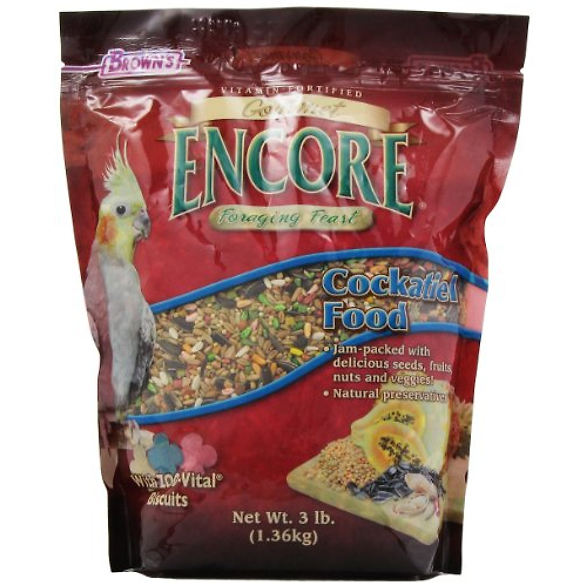 F.M.Brown'S Encore Gourmet Cockatiel Food