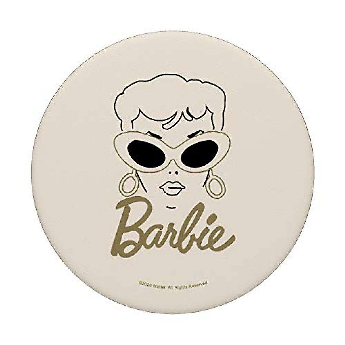 Barbie Vintage Gold Glasses PopSockets Swappable PopGrip