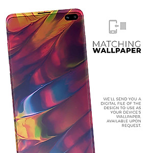 DesignSkinz Blurred Abstract Flow V13 Protective Vinyl Decal Wrap Skin Cover Compatible with The Samsung Galaxy S20 (Screen Trim & Back Glass Skin)