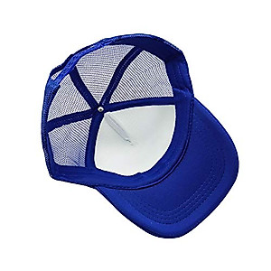Waldeal Boys' I Love Garbage Truck Trucker Hat Trash Baseball Mesh Cap RoyalBlue