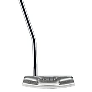 Bell II F-410 Full Offset Oversize Blade Golf Putter + Winn Dri-Tac Dark Gray Standard Grip (Right, 35)