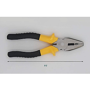 Shiratori 12-Piece Tool Set - General Household Hand Tool Kit with Plastic Toolbox Storage Case (Small)