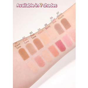 COLORGRAM Under Eye Highlighter Stick 02 Cool Tone | Silky-Smooth Long-Lasting Highlighter & Contouring Stick for Smudge-Proof, Shining Daily Makeup | K-Beauty Face Highlighters & Luminizers