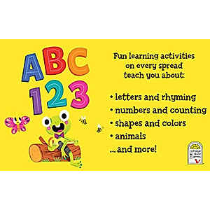 ABC 123 Sing, Read & Play - Children's Deluxe Music Player Toy and Board Book Set, Ages 1-5