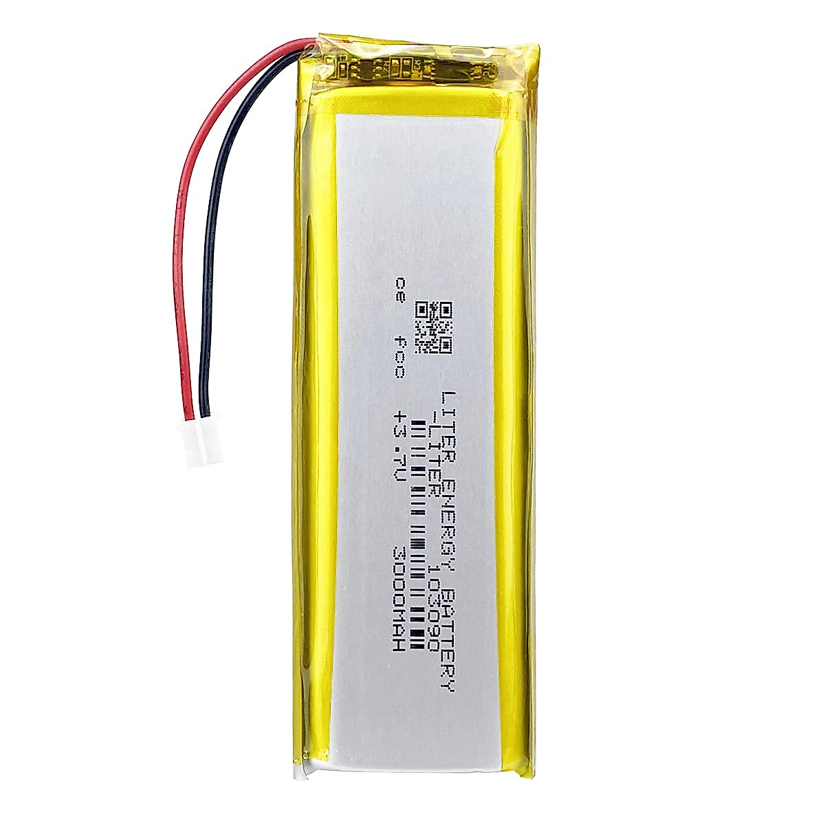 Liter energybattery 3.7V Lipo Battery 3000mAh Rechargeable Lithium ion Polymer Battery 103090 Lithium Polymer ion Battery with JST Connector