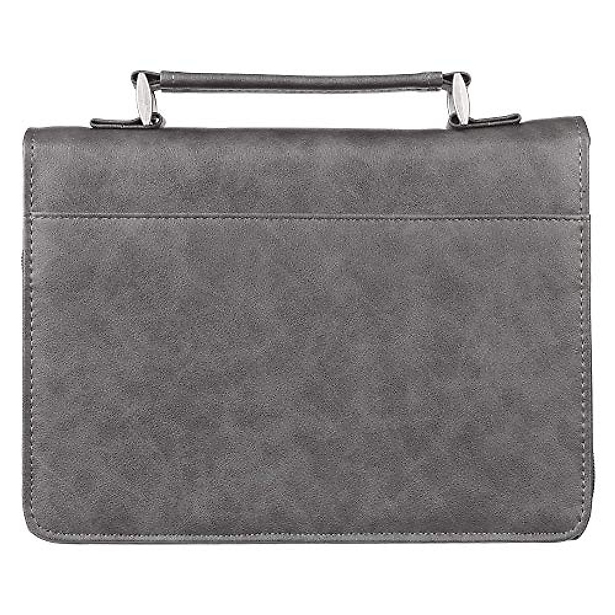 Christian Art Gifts Women's Fashion Bible Cover All Things Are Possible Matthew 19:26, Turquoise/Silver Vines Faux Leather, Large