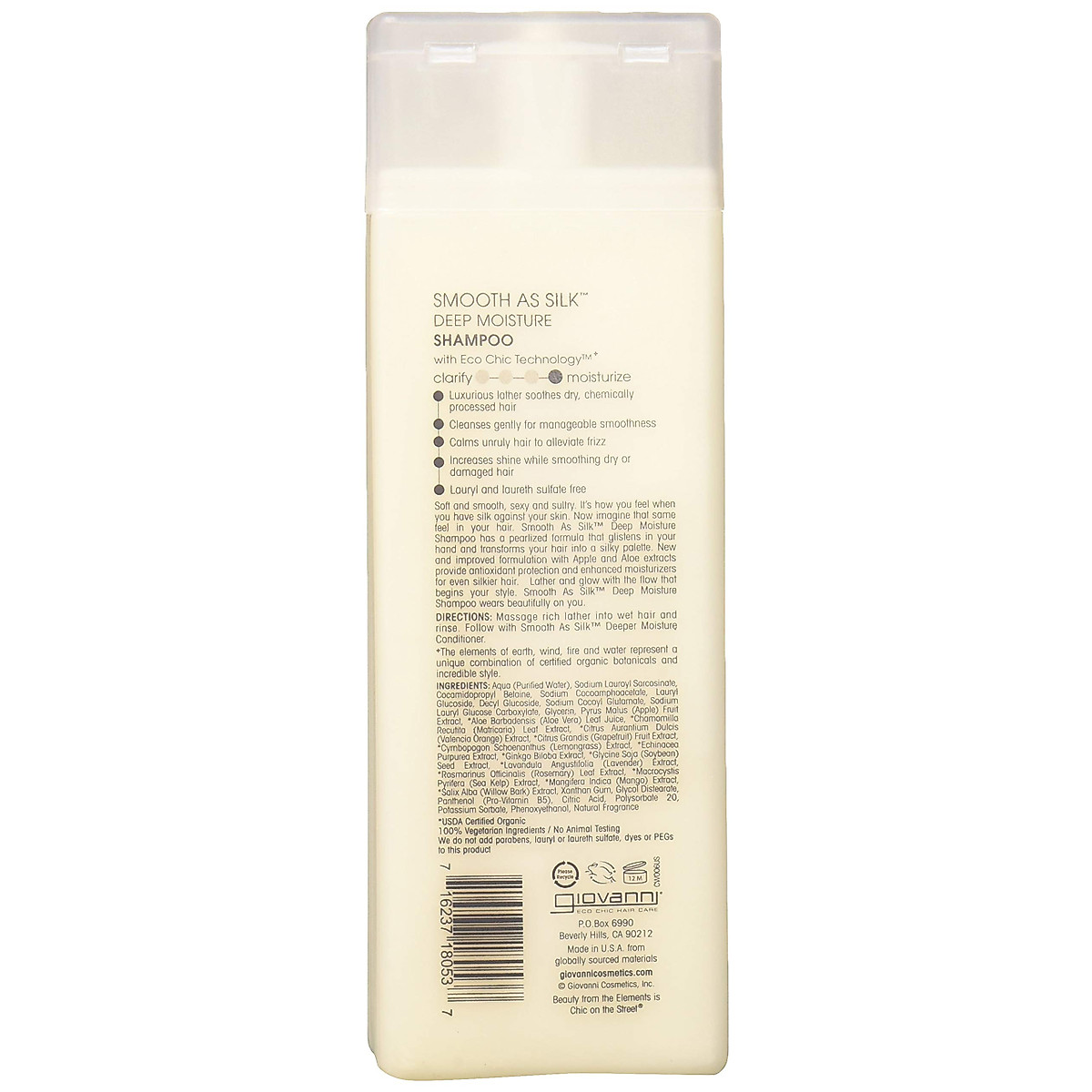 Giovanni Smooth As Silk Shampoo for Damaged Hair 8.5 ounces