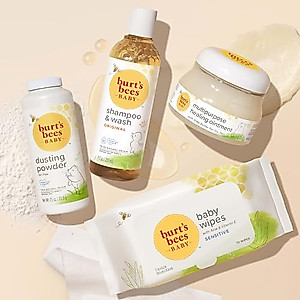 Burt's Bees Baby Wipes,Unscented Natural Baby Wipes for Sensitive Skin with Aloe and Vitamin E - 72 Wipes