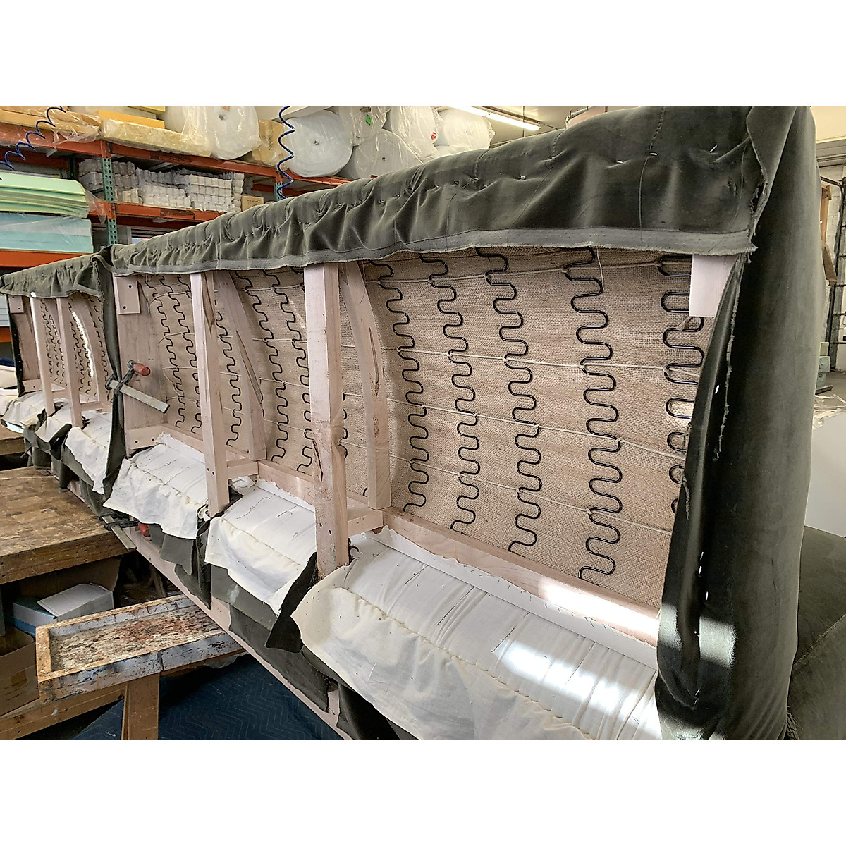 Galaxy Supply Inc. Zig Zag- Springs 11 Gauge 21 x 4 pcs,Plus Special Package 10 pcs 7 Holes Clip +20 pcs Stay Wire Clips + 10 feet of Springing Wire for All Upholstery Use, Black