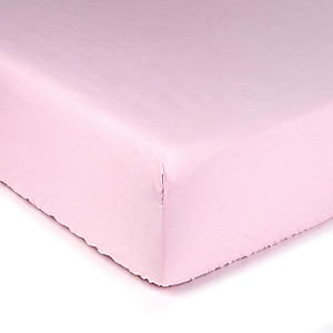 Tadpoles 2-Piece Stardust Crib Sheets | Collection of 2 Fitted Crib Sheets | Made of 100% Brushed Microfiber Polyester | Soft, Smooth, Breathable & Durable | Ideal for Babies | Pink & Purple