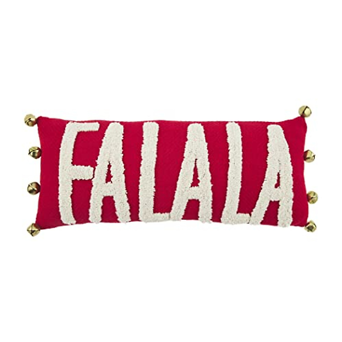 Mud Pie Christmas Tufted Boucle Pillow, 12" x 27", FA La La 110 Count