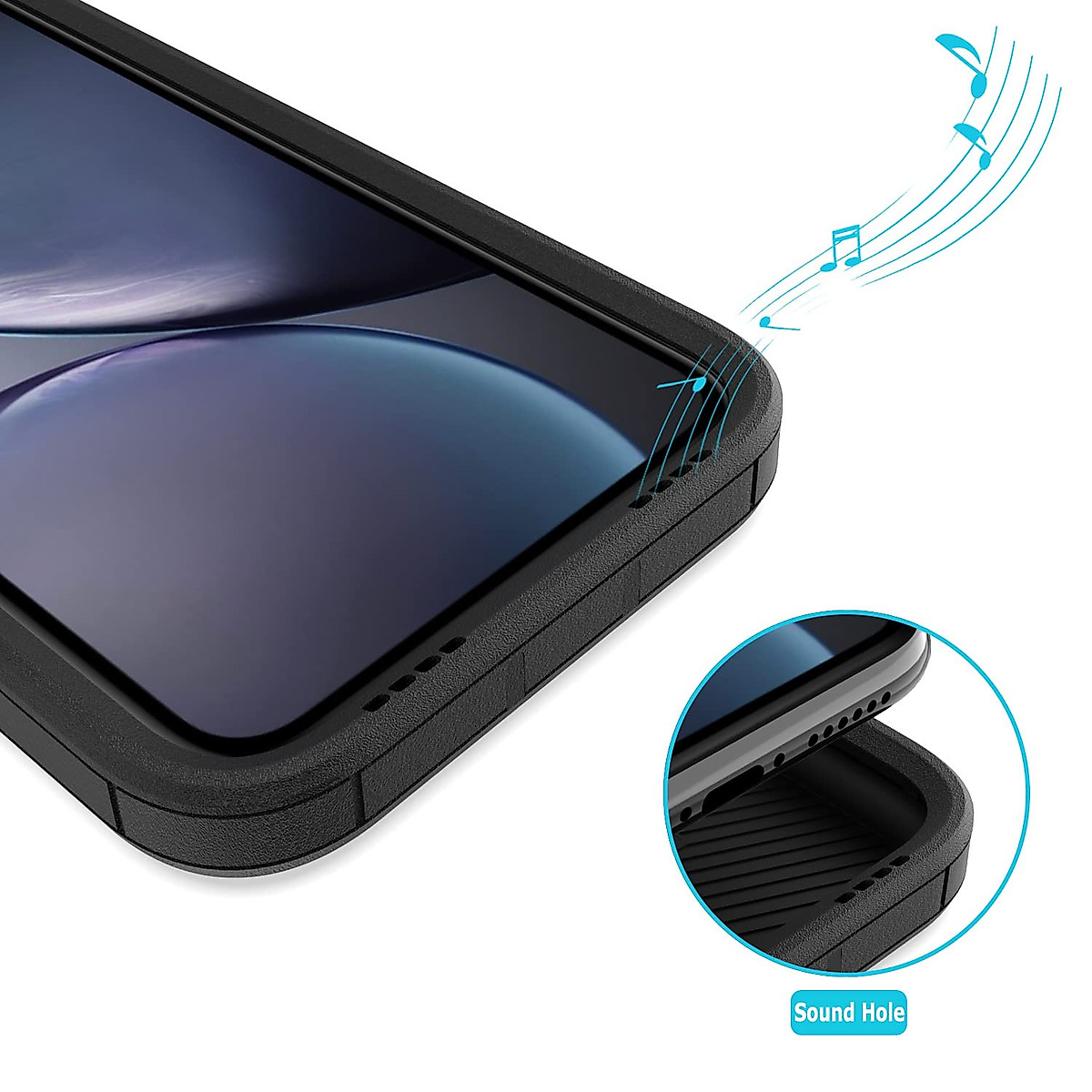 Asuwish Phone Case for iPhone 14 Pro Max 6.7 inch with Tempered Glass Screen Protector Cover and Slim Stand Cell Mobile Accessories iPhone14promax 5G i Phone14Max Plus iPhone14 ProMax Women Men Black