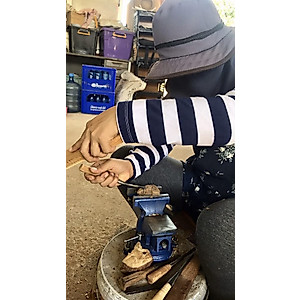 Handmade Wooden Percussion 3 Pcs Set 3 Inch Wooden Frog, 4 Inch Wooden Cricket and 3.5 Inch Wooden Owl, Gift Decor,(Green Wooden Cricket Brown Wooden Frog/Owl)