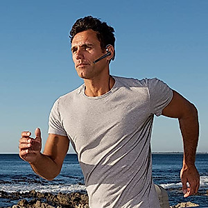 Bluetooth Headset,AMTERBEST Wireless Bluetooth Earpiece Hands-Free Earphones with Built-in Mic Compatible with iPhone and Android for Cell Phone, Skype, Truck Driver,Office,Sport