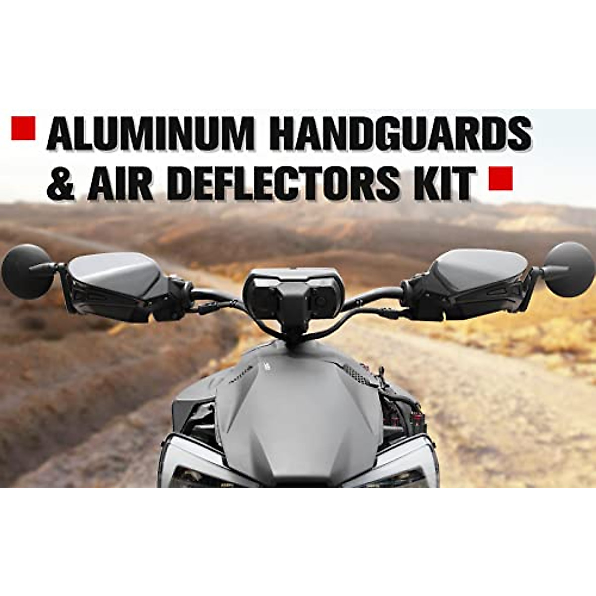 A & UTV PRO Sport Windshield & Aluminum Plastic Handguards Kit for Can-Am Ryker All Model, Adjustable Vented Windscreen, Hand Guard Protector, Replace OEM # 219401023, 219400771, 219400998, 219400894