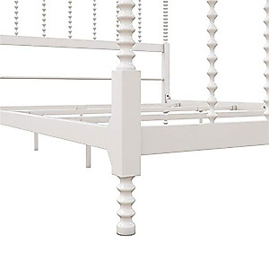 DHP Emerson Metal Canopy Bed in Full Size Frame in White