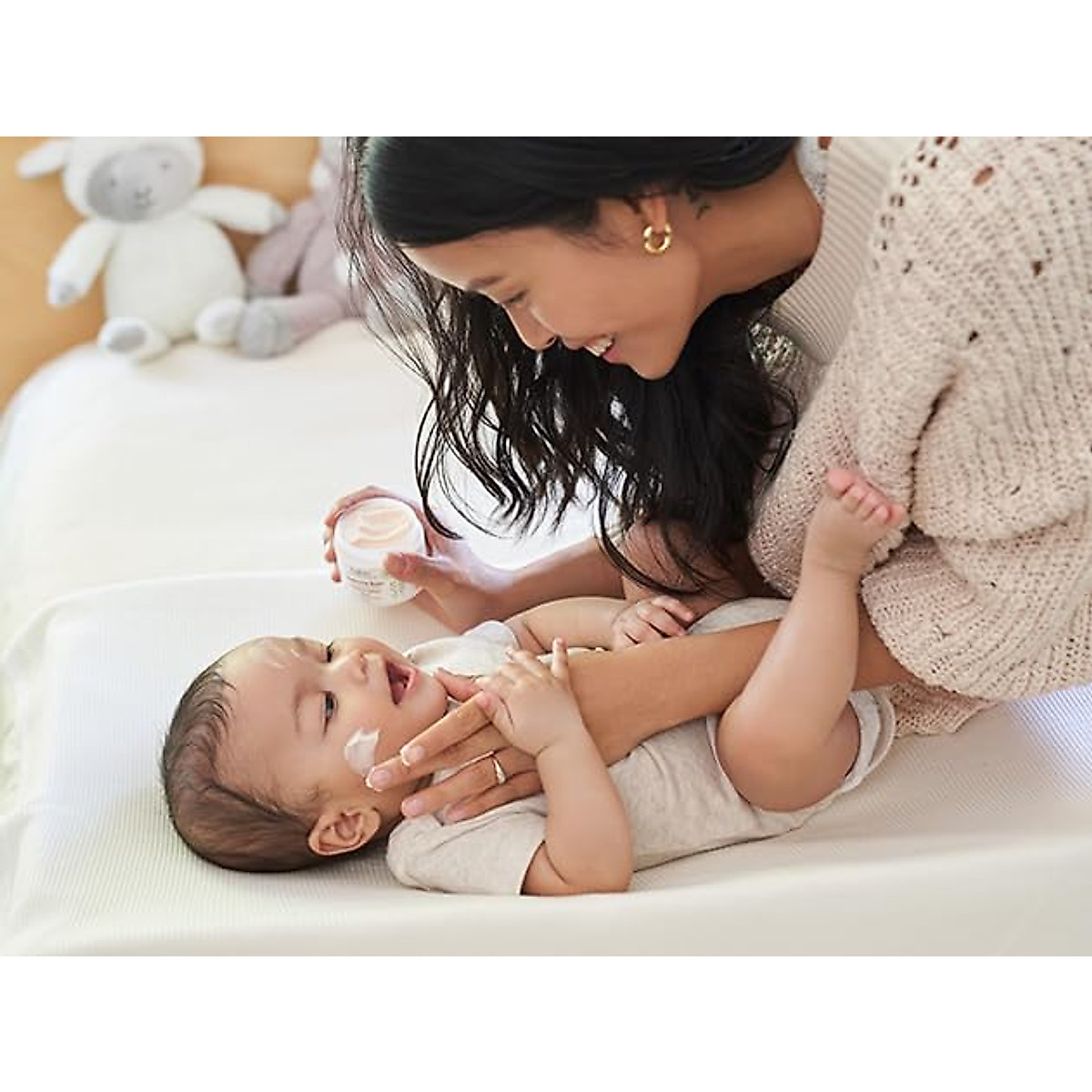 Babo Botanicals Sensitive Baby Fragrance-Free Miracle Cream - Face & Body Moisturizer - For Sensitive Skin - Calendula, Shea Butter, Coconut Oil - EWG Verified - Fragrance-Free - For Babies & Kids