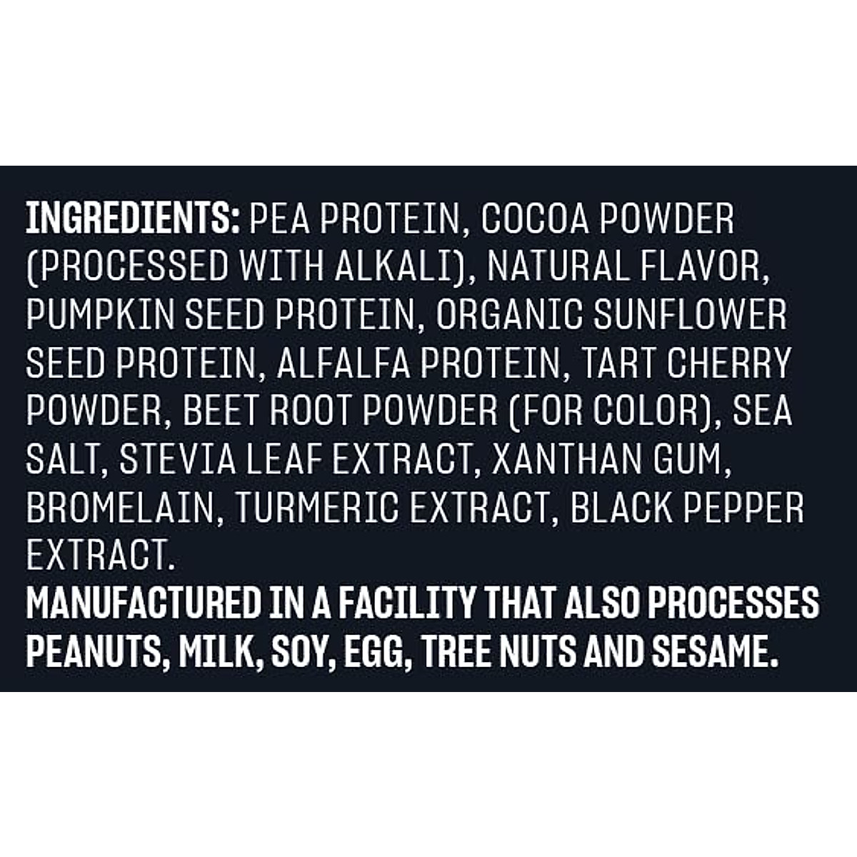 Vega Sport Protein Powder Chocolate (14 servings, 21.7 oz) - Plant-Based Vegan Protein Powder, BCAAs, Amino Acid, tart cherry, Non Dairy, Gluten Free, Non GMO (Packaging May Vary)