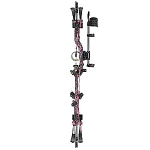 Bear Archery Legit Ready to Hunt Compound Bow Package for Adults & Youth, Right Hand, Muddy