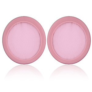 JECOBB Replacement Ear Cushion Cover with Protein Leather & Memory Foam for Razer Kraken X, Kraken X Ultralight, Kraken X Lite Headphone ONLY – Oval ( Pink )
