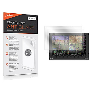 BoxWave Screen Protector Compatible with Dynon Skyview HDX (10 in) - ClearTouch Anti-Glare (2-Pack), Anti-Fingerprint Matte Film Skin for Dynon Skyview HDX (10 in)