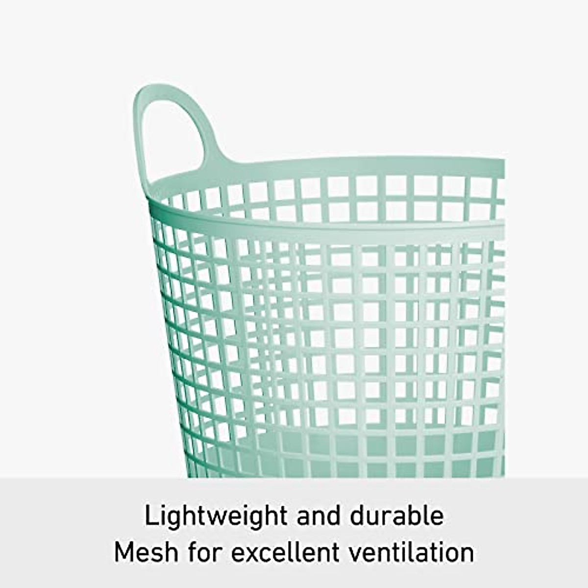 Like-it Laundry Basket, Storage, Round, Made in JAPAN, 25L, SCB-1, Mint blue