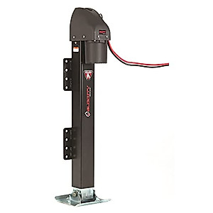 Bulldog Cases Reese 185400 Bulldog Velocity Series Powered Trailer Jack, Side Mount, 12,000 lbs. Support Capacity, Bolt-On, 24' Travel