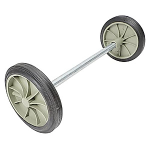 Yardwe Trash Can Wheels,1Set of Garbage Bin Wheels with Hollow Shaft arbage Bin Wheel Wastebasket Pulley Wheel Replacement Parts