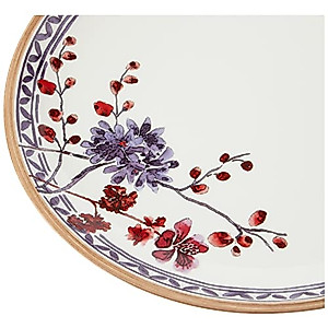 Villeroy & Boch Artesano Provencal Lavender Dinner Plate : Floral, 10.5 in, White/Multicolored