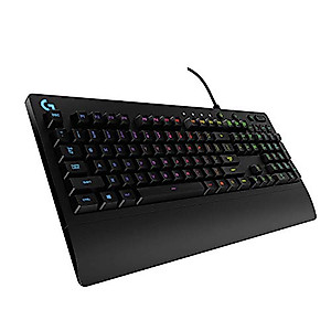 Logitech USB 2.0 G213 Prodigy Gaming Keyboard with 16.8 Million Lighting Colors (Renewed)