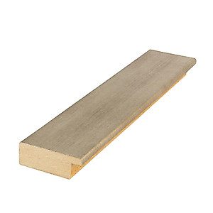 ArtToFrames 6x6 Inch Gold Picture Frame, This 2.00 Inch Custom MDF Poster Frame is Muted Prosecco Gold - Comes with Foam Backing 3/16 inch and Regular Glass (FBPLBW74-1622-6x6)