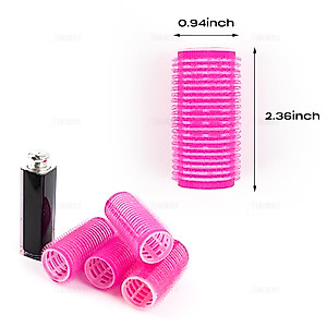 AUEAR, 12 PCS Self Grip Curlers Rollers Salon Hairdressing Holding DIY Hair Styling Curling Tools for Women Men