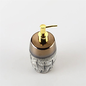 Soap Bottles 550ML Large Capacity Lotion Bottle Vintage Home Multifunctional Press Bottle Ceramic Soap Dispenser Soap Dispenser