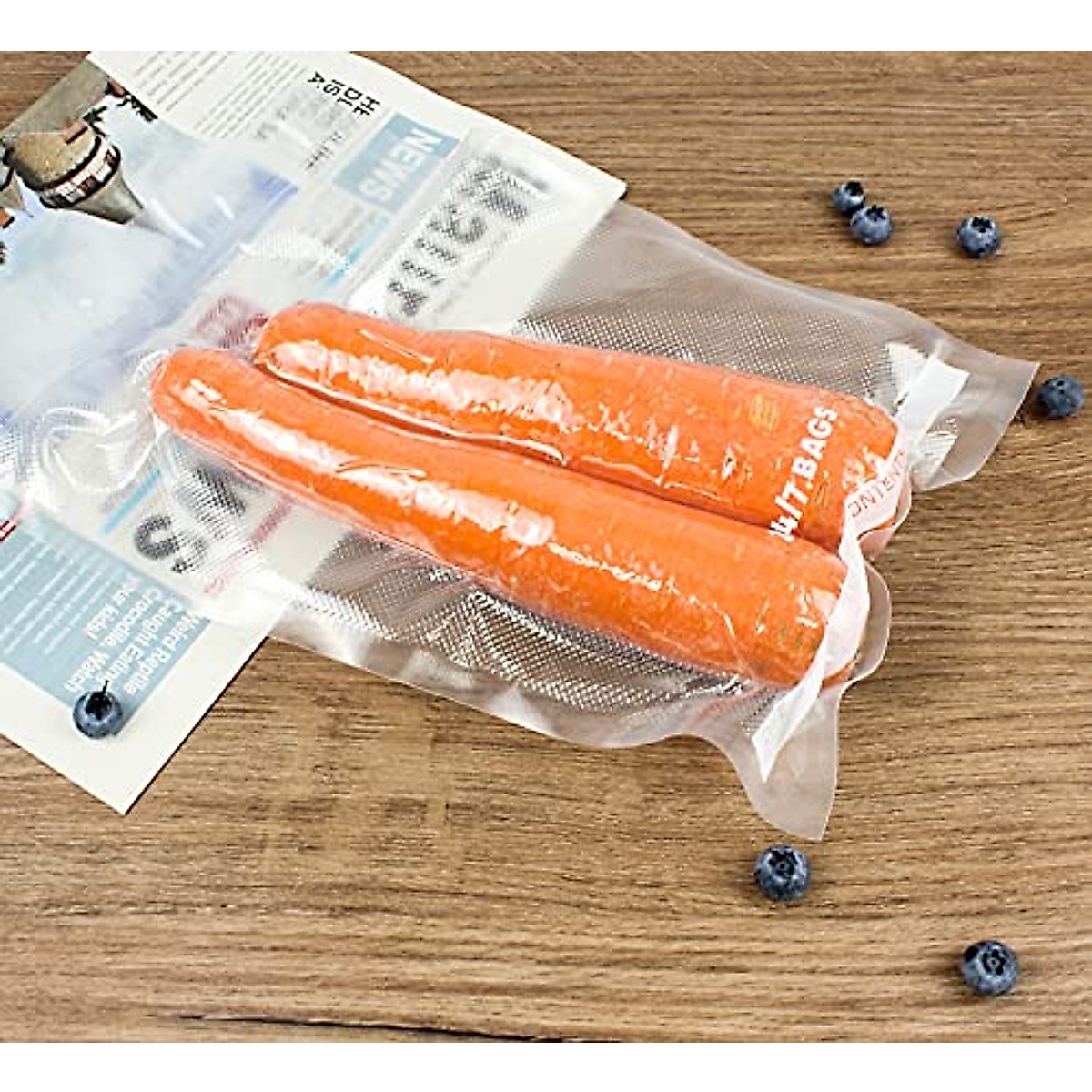 24/7 Bags Vaccum Bags and Rolls For Food Storage (Bags 12 X12 -100 Bags)