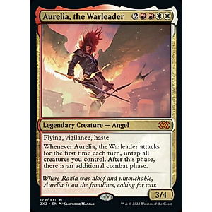 Magic: the Gathering - Aurelia, The Warleader (179) - Double Masters 2022
