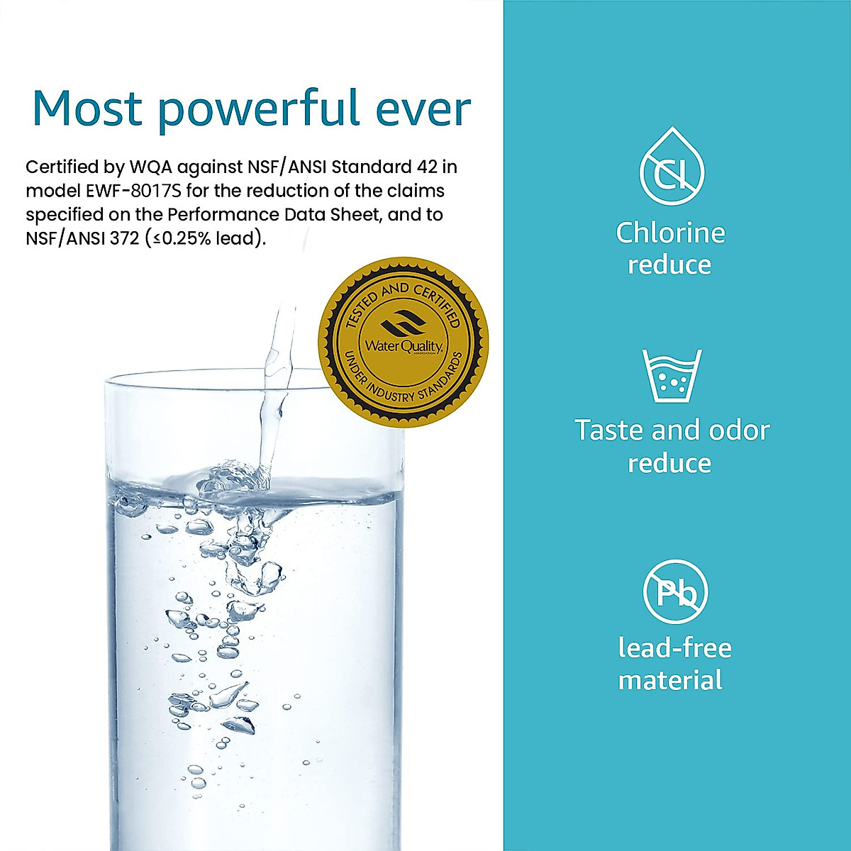 AQUA CREST H-104 19000 Gallons, Replacement Cartridge for Everpure H-104, EV961211, EF-3000, PBS-400, OW200L, 6TO-BW, MR-100, MR-225, EV9262-71, EF9857-00, 0.5 Micron