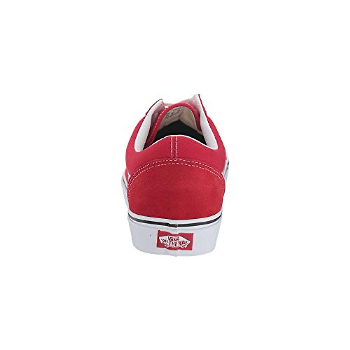 Vans Men's Old Skool Sneaker, Racing Red/True White, Size 9