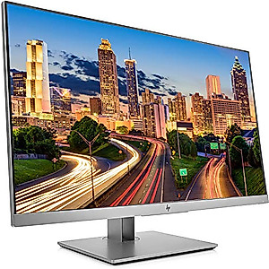 HP EliteDisplay E273q 27 Inch IPS LED Backlit Monitor (1FH52A8#ABA) 2-Pack Bundle with Desk Mount Clamp Dual Monitor Stand